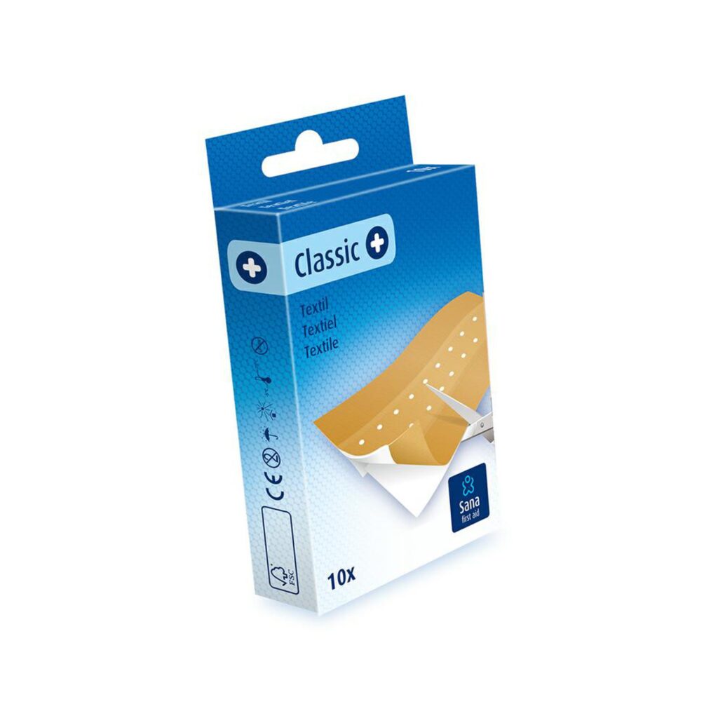 Sana First Aid – Wondpleister Classic 10 x 6 cm (10 stuks) | Medical ...